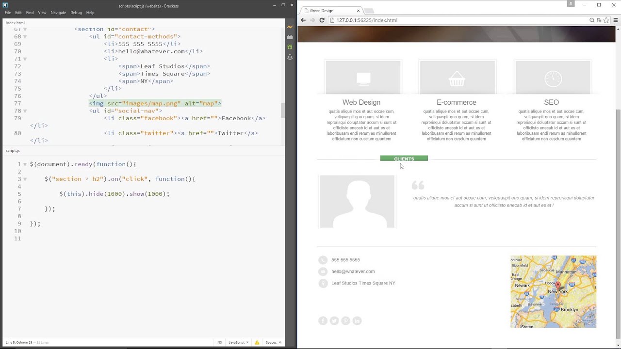 jQuery Tutorial for Beginners #21 - Hide and Show Elements
