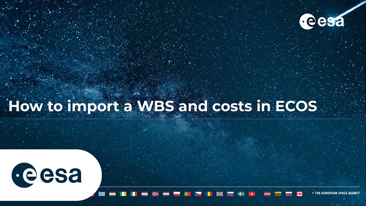 ECOS Tutorials | 5. How to import a WBS and costs in ECOS