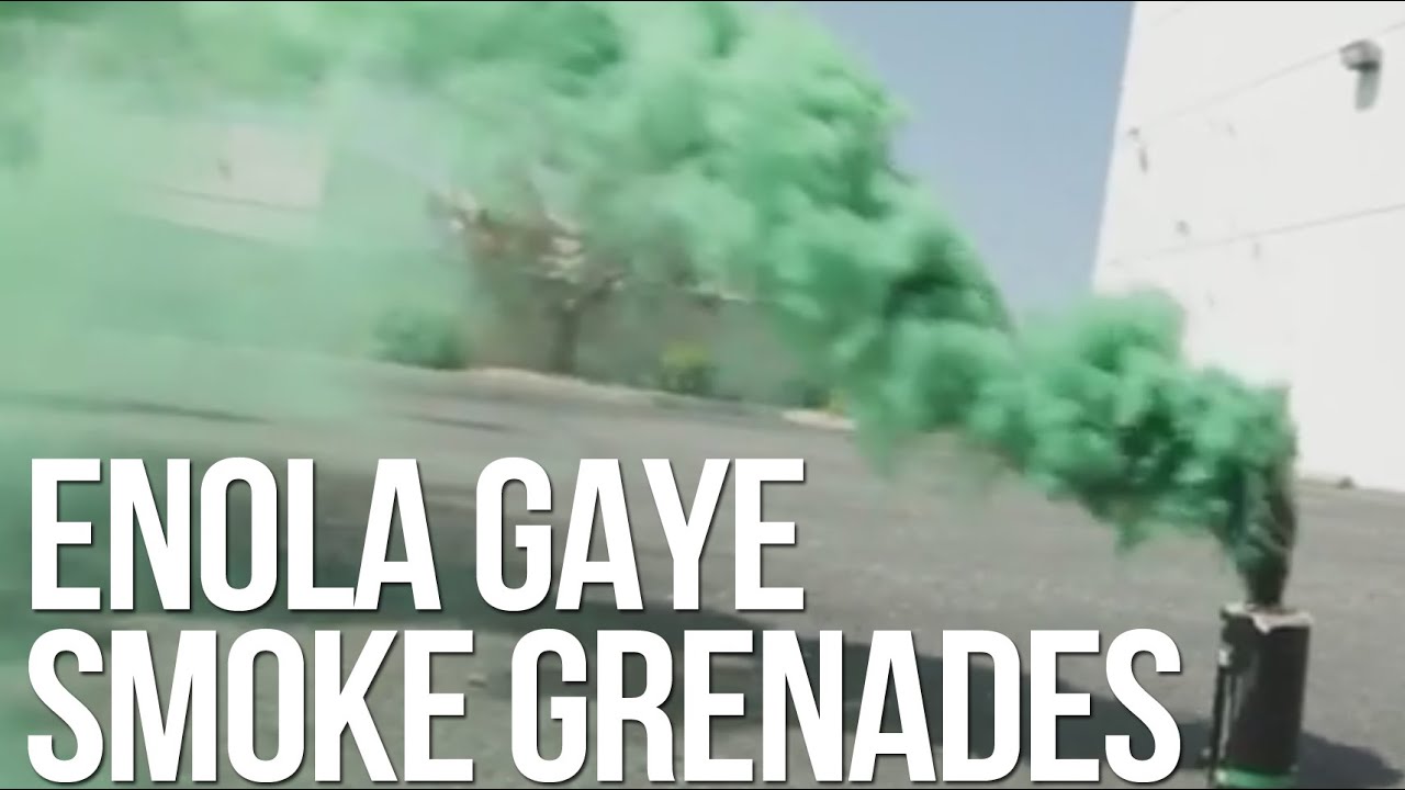 Enola Gaye Smoke Burst and Wire Pull Airsoft Grenades - AirSplat On Demand