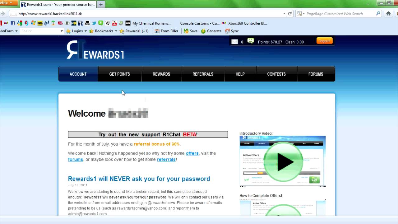 *UNPATCHED* Rewards1 Hack As Of JULY 2011!