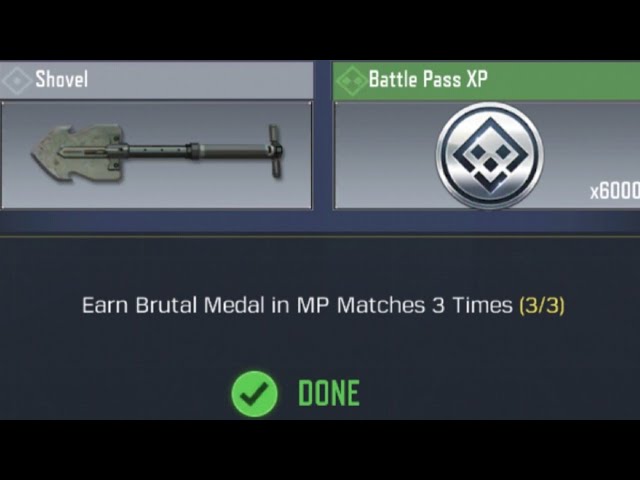 How to earn Brutal medal in COD Mobile Season 2