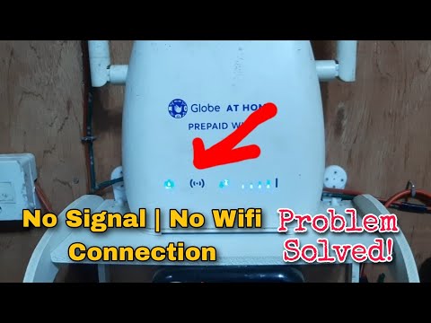 Globe at home prepaid wifi no signal | no wifi connection Problem solved quick tutorial
