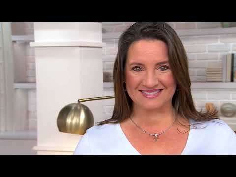 JAI Sterling Silver Hammered Symbols of Love Enhancer on QVC