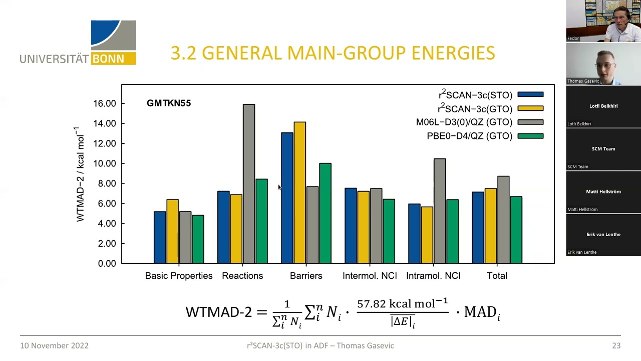 r2SCAN-3c(STO): Efficient, robust & reliable composite DFT method in ADF webinar by Thomas Gasevic