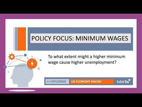 UK Economy - Policy Focus - Minimum Wages and Unemployment