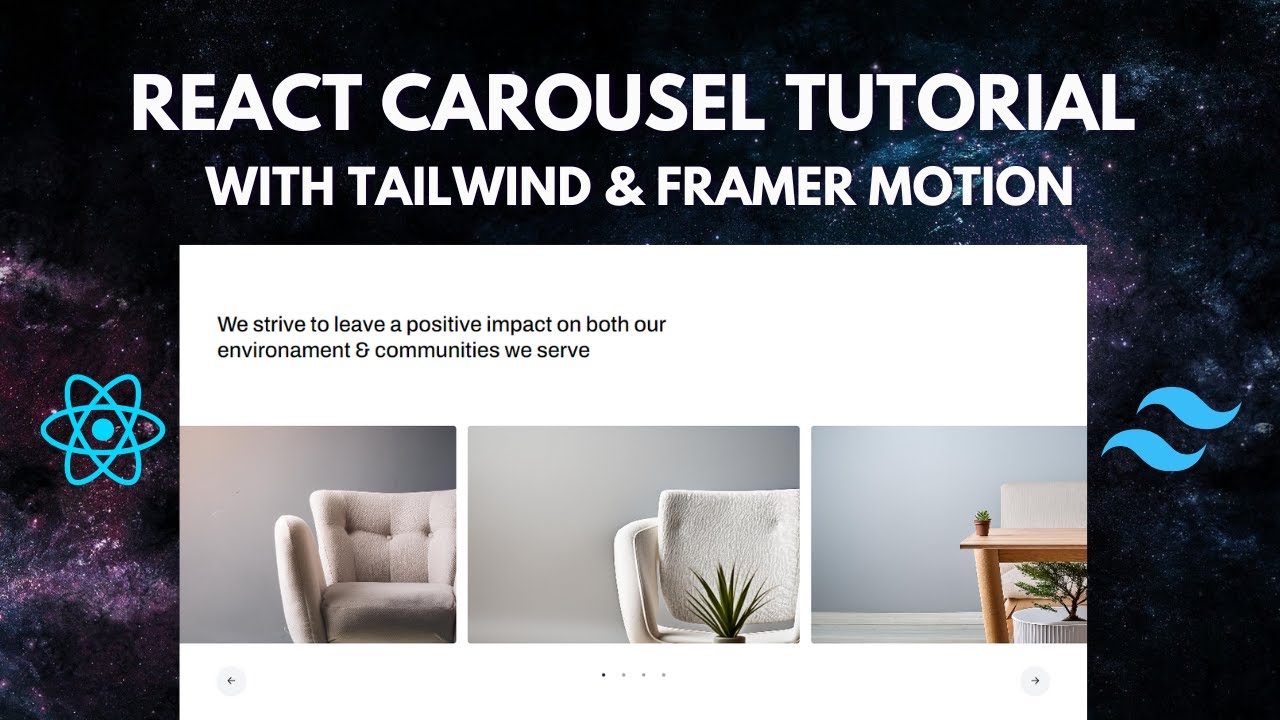 Carousel with React, Tailwind CSS, and Framer Motion | Step-by-Step Tutorial