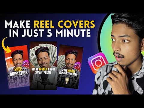 Create Viral Instagram Reel Cover & Thumbnail in Canva | Mobile and PC Both | Just in 5 Minutes