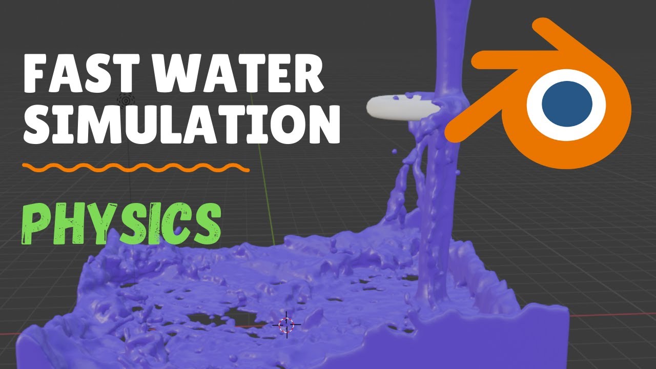Fast water simulation tutorial blender 2 9