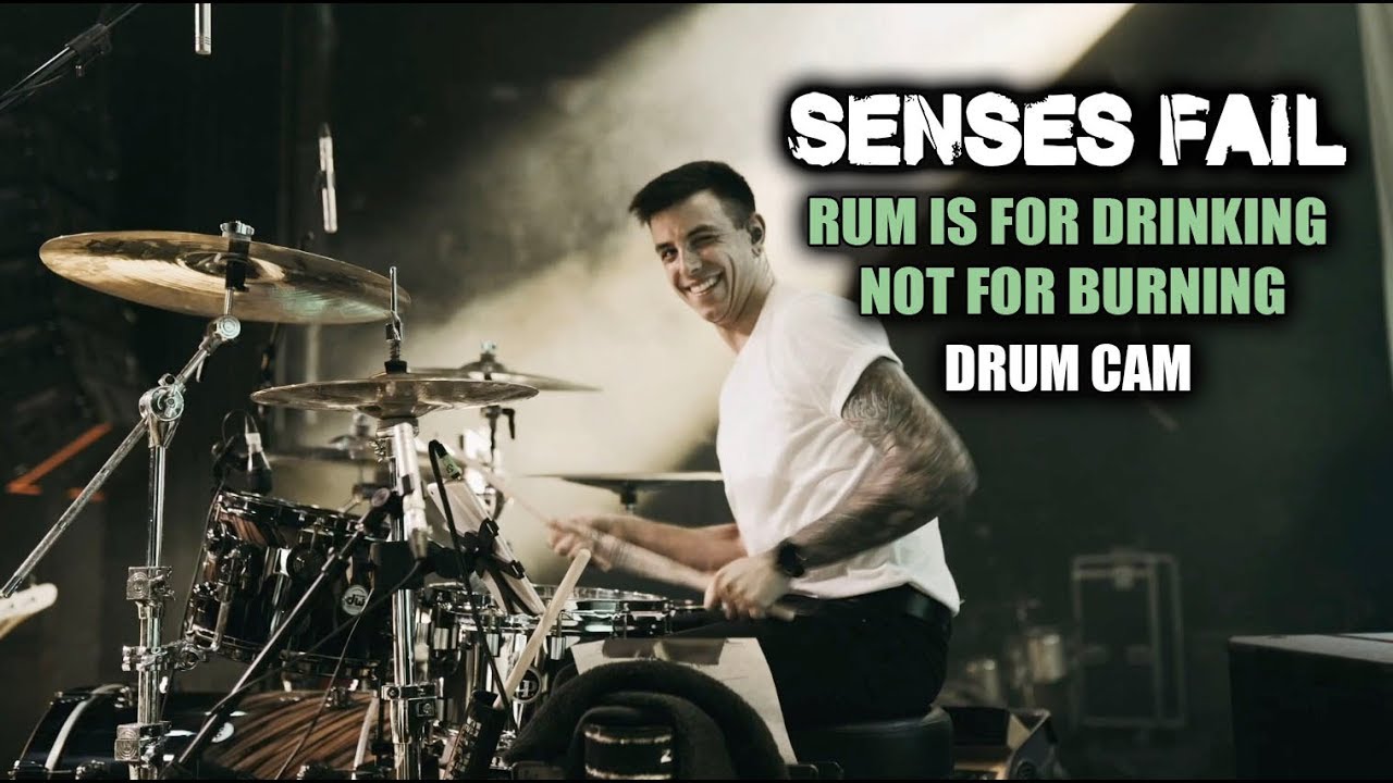 Senses Fail | Rum Is For Drinking Not For Burning | Drum Cam (LIVE)