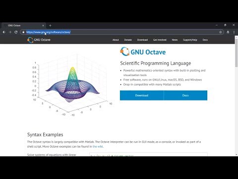 Install GNU Octave and Scilab on Windows 10 and Ubuntu 18.10 - MATLAB alternatives