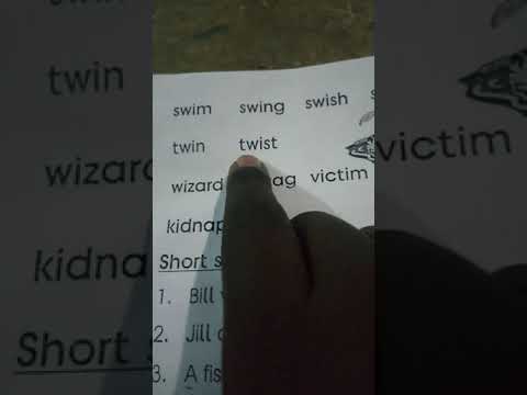 four/ five and six letters having "i" in them / English speaking practice