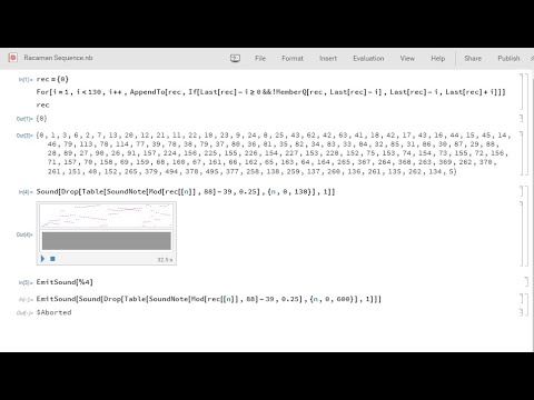 Recaman Sequence in Wolfram Mathematica – Geeks out of the box