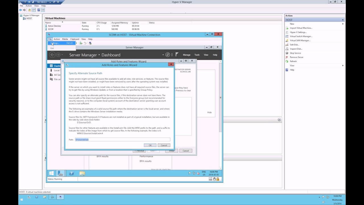Install  NET Framework 3 5 On Windows Server 2012 R2