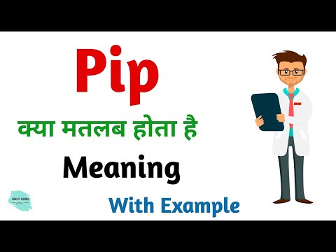 Pip meaning in hindi | Pip Ka Kya Matlab hota hai | Daily use English words