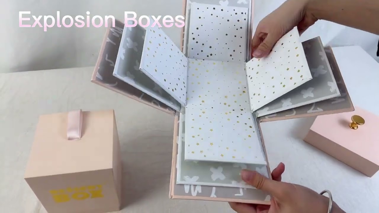 DIY exploding gift box
