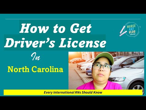 How to get a Driver's License in North Carolina #NurseKatVLOG63