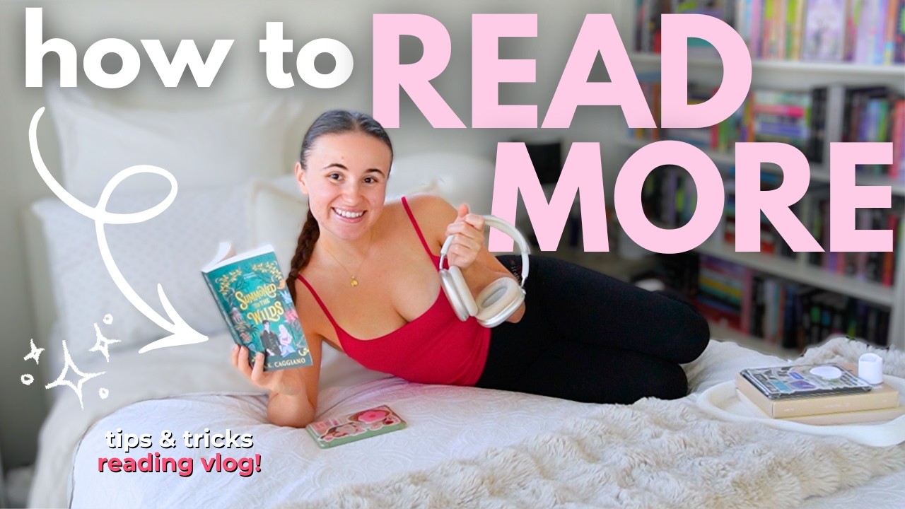 HOW TO READ MORE BOOKS!! 🌷📖⭐️🎧 | *watch this if you want to read more in 2026 (reading vlog)