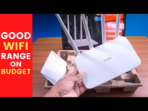 Good WIFI Range on BUDGET - Tenda F6 2.4 ghz Router Unboxing and Review.