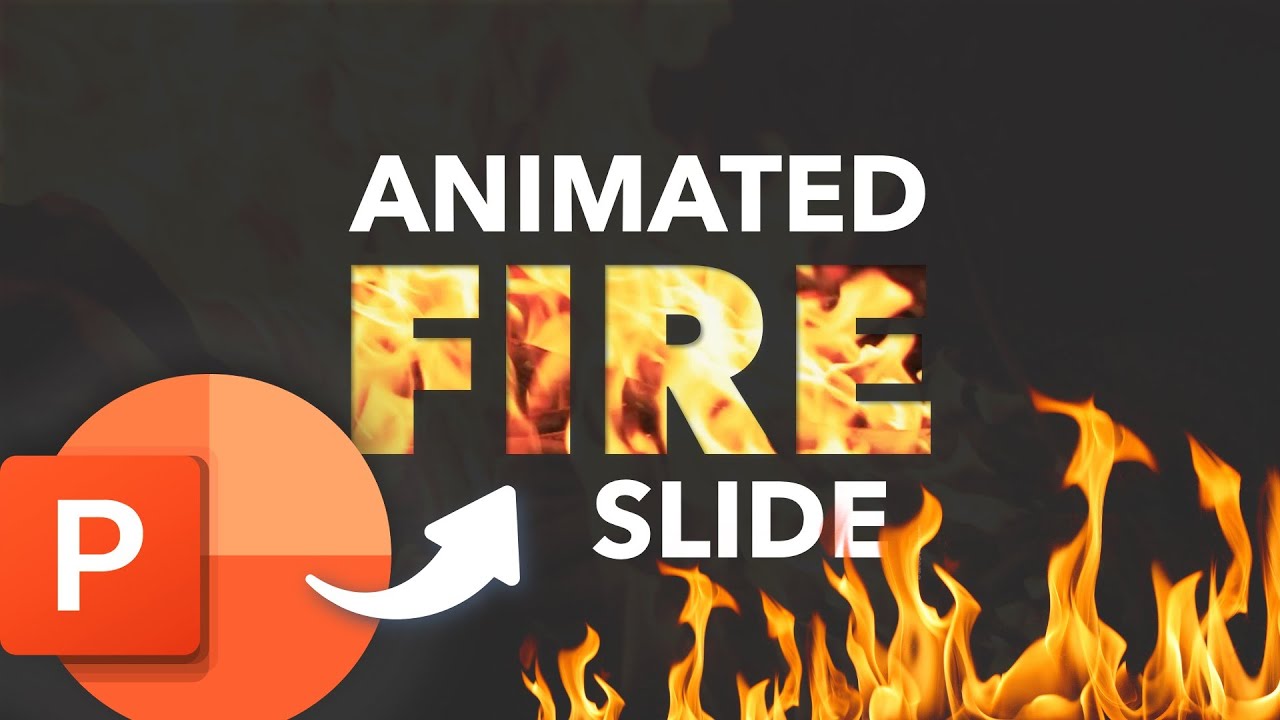 🔥 Animated FIRE Presentation 🔥 EASY PowerPoint Tutorial