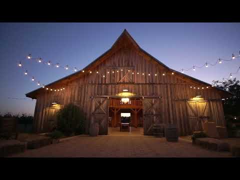 California Vineyard Party Barn