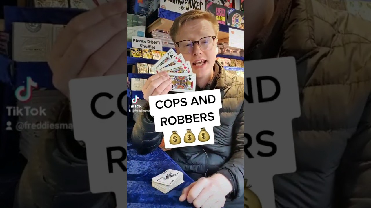 Cops and Robbers Tutorial! 💰 #learnmagictricks #magictutorials #learncardtricks #learnonyoutube
