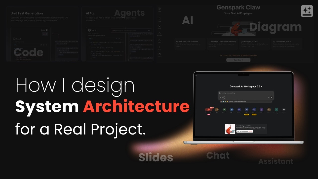 How I Design System Architecture for a Real Project (with Genspark AI)
