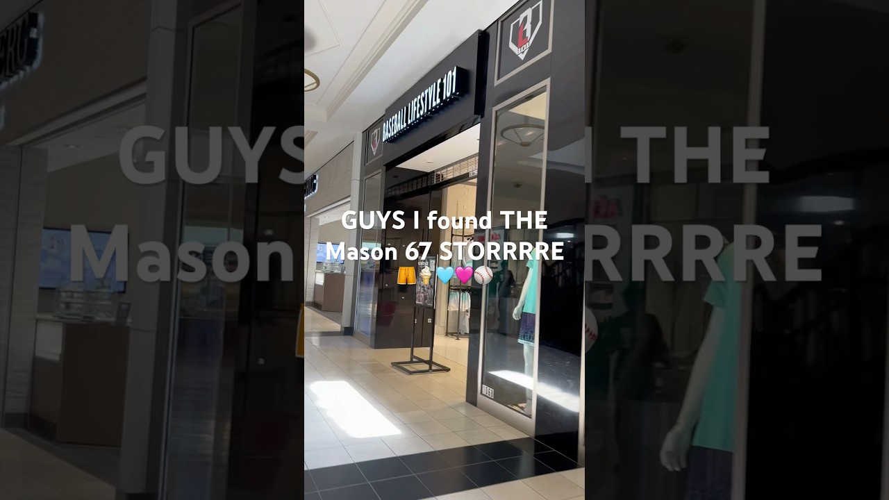 GUYS I FOUND THE MASON 67 STORE⚾️🥹#shorts #shopping #67 #baseball  #preppy #fyp #baseballlifestyle