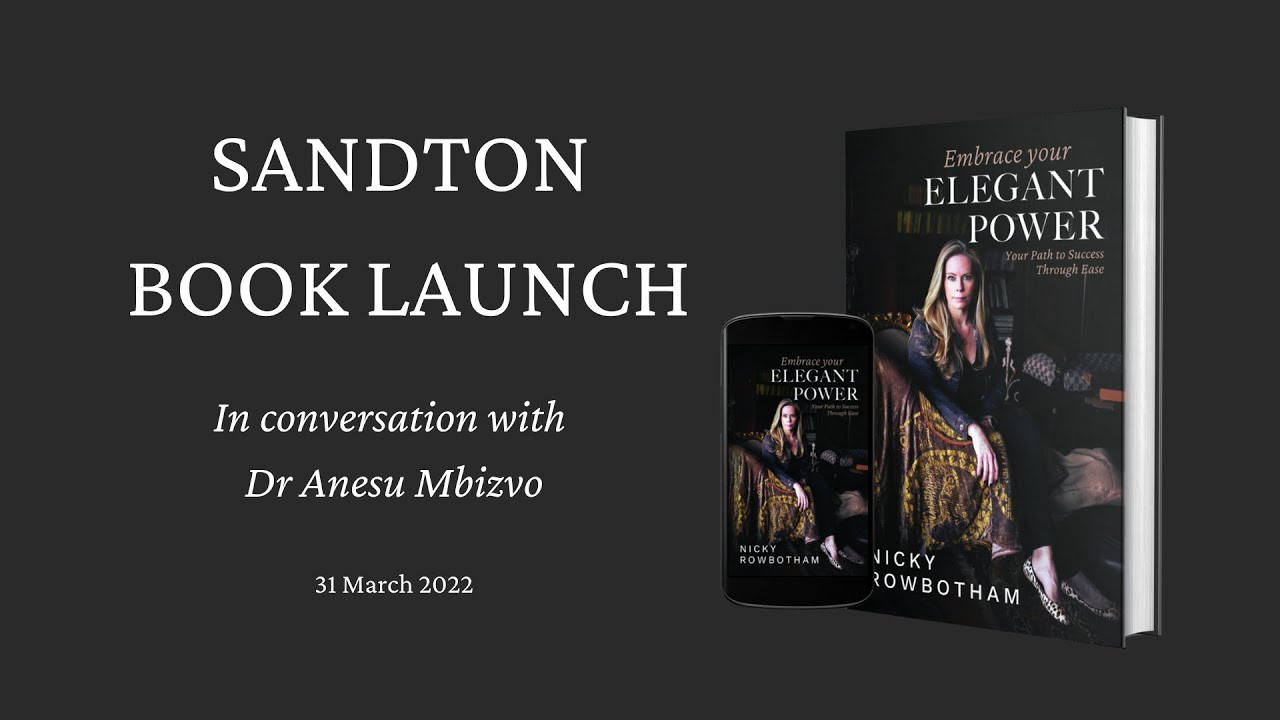 Sandton Book Launch - in conversation with Dr Anesu Mbizvo