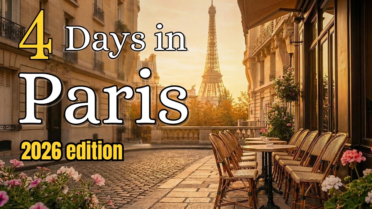 4 Days in PARIS 2026: The Perfect Travel Itinerary (France)
