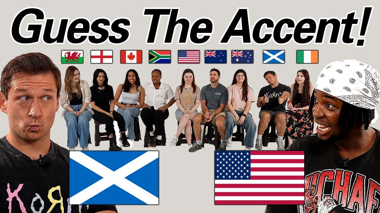 Can American Guess 9 Different English Speaking Countries Accents?