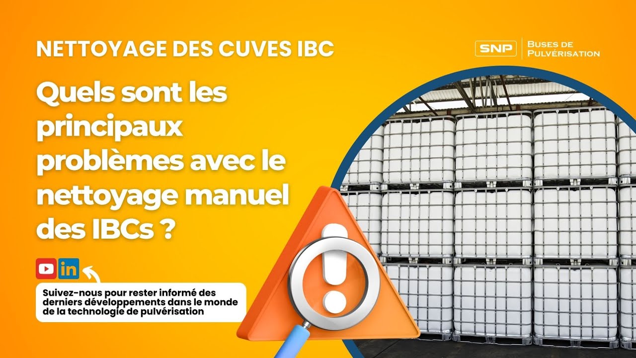 Nettoyage des cuves IBC : Quels sont les principaux problèmes avec le nettoyage manuel des IBCs ?