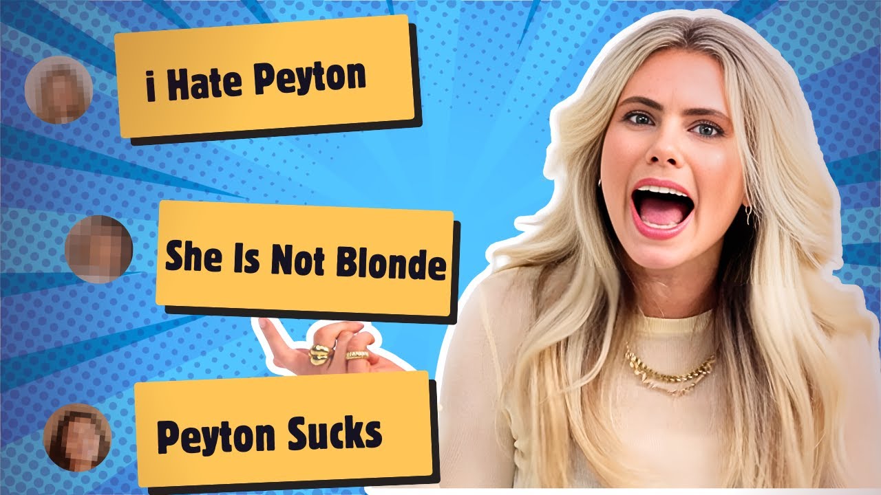 PEYTON Reacts to the WORST Mean Comments Ever!