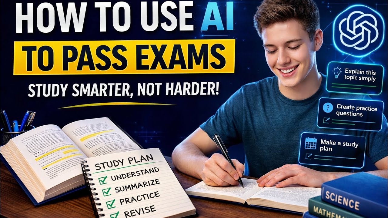 How to Use AI to Pass Exams (2026) – Study Smarter, Not Harder
