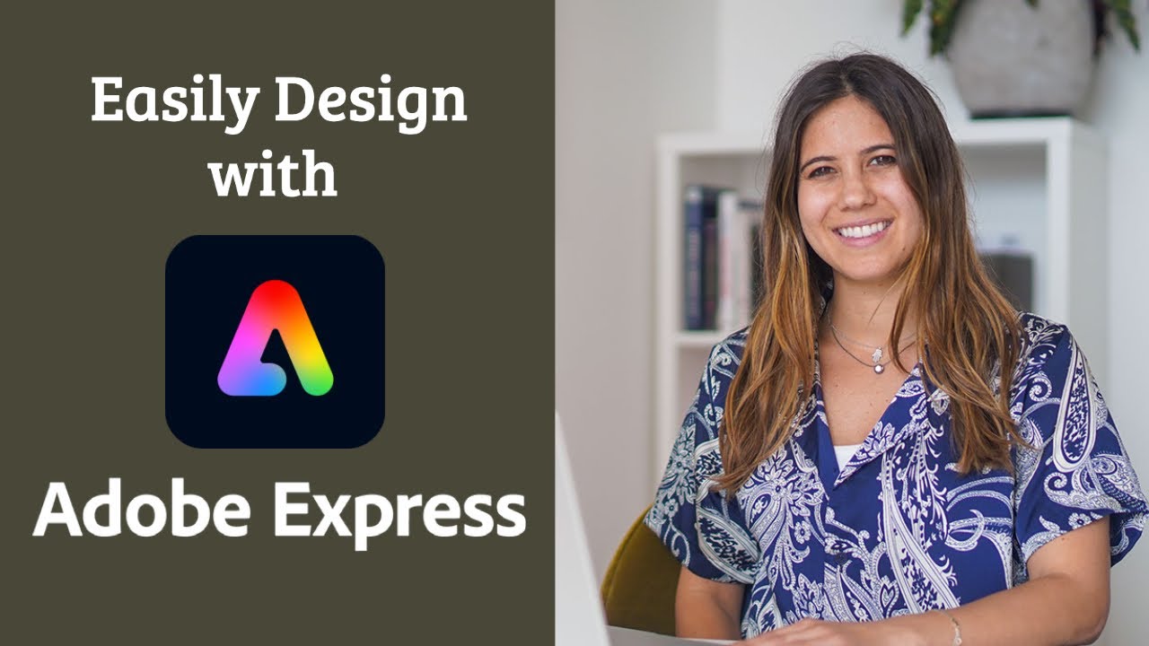 Beginner Graphic Design in Adobe Express : A Flyer Template