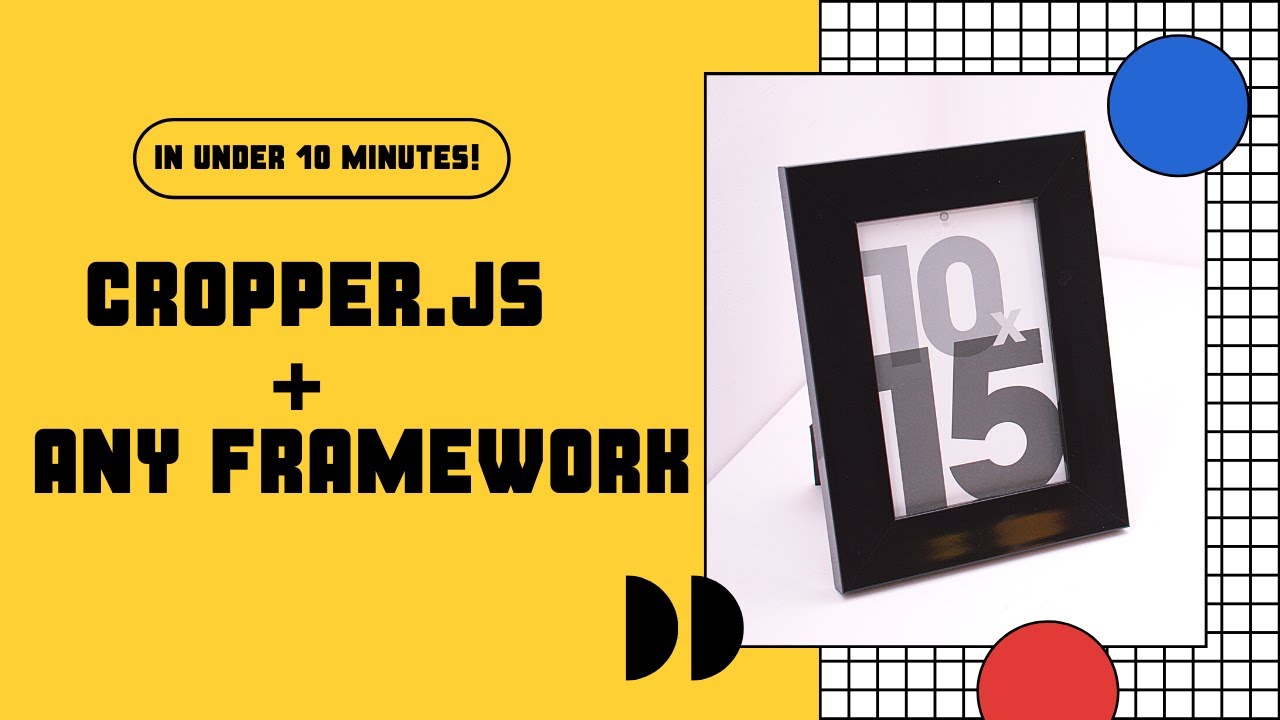 Demo: Implement Cropping functionality in under 10 min | Cropper.js