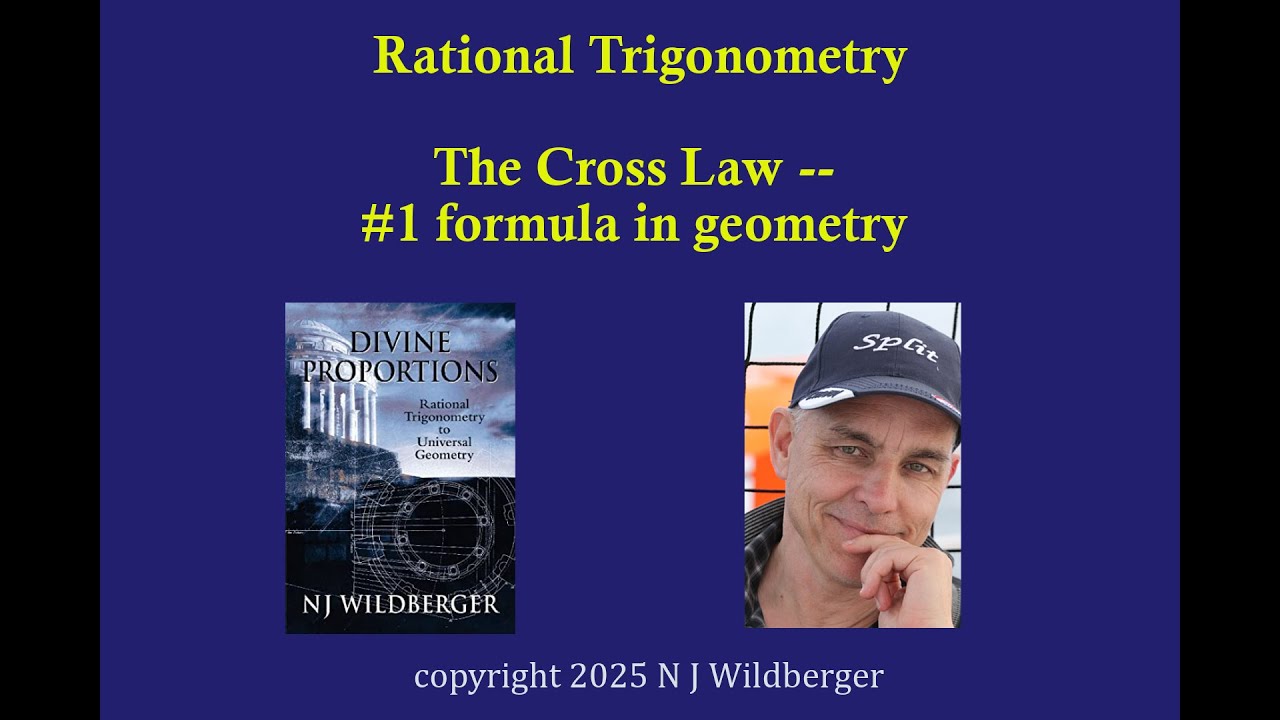 NJ Wildberger – The Cross Law – Rational Trigonometry – Becoming Borealis