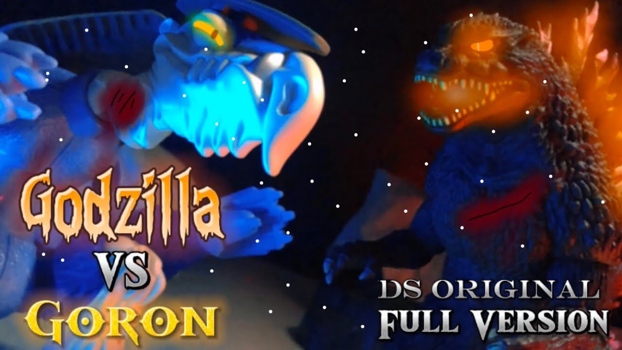 Godzilla 2000 vs Goron stop motion!