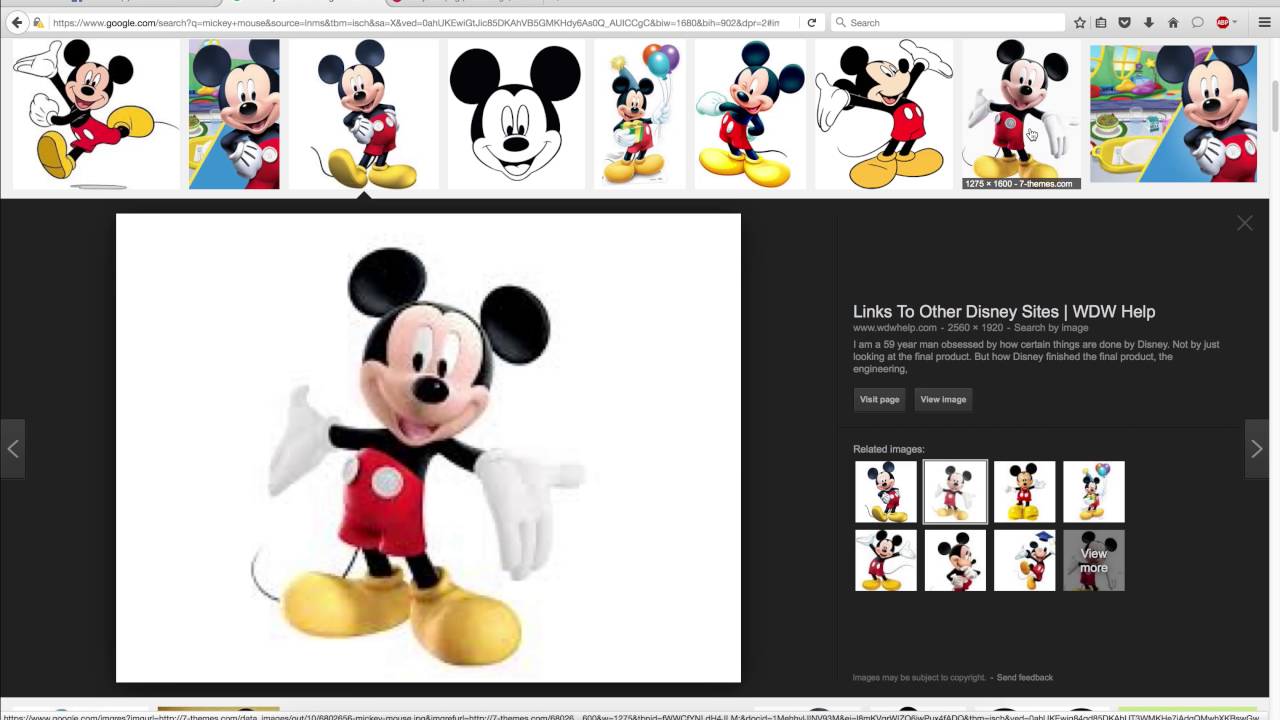 Vectorizing Mickey Mouse Artwork