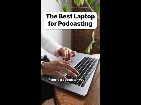 The Best Laptop for Podcasting #shorts