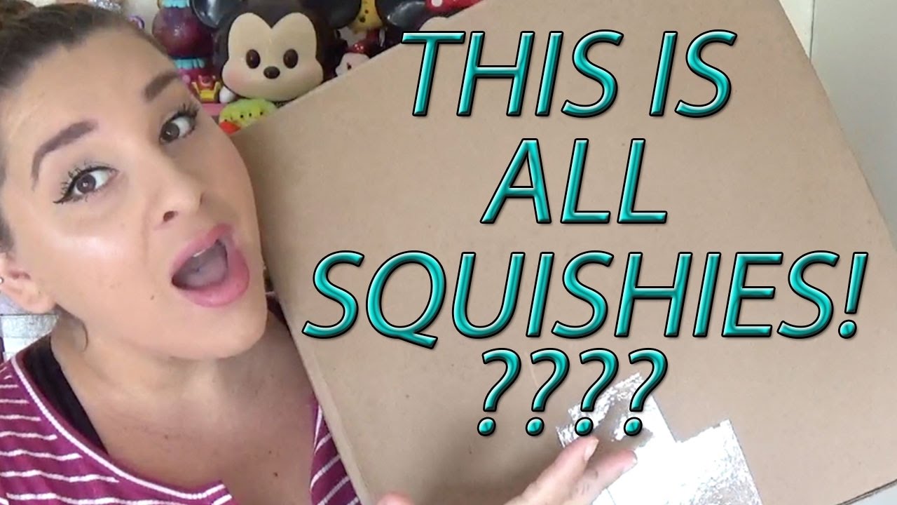 OMG HUGE BOX OF SQUISHIES!  | JENNA LYN SQUISHY PACKAGE!!!