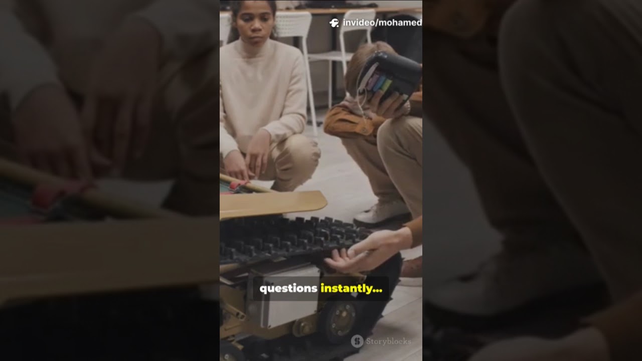 “Robot Teacher Explains Lessons to Students | The Future of Education 🤖📚 #robot #robotics