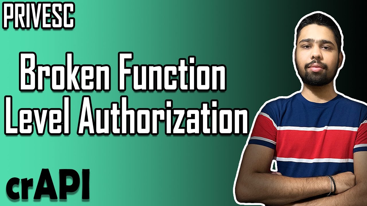 API5 - Broken Function Level Authorization | crAPI