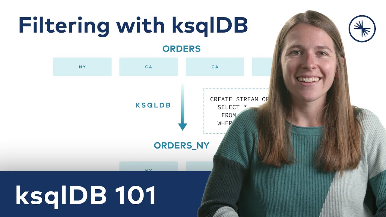 Filtering a ksqlDB Stream into a New Stream