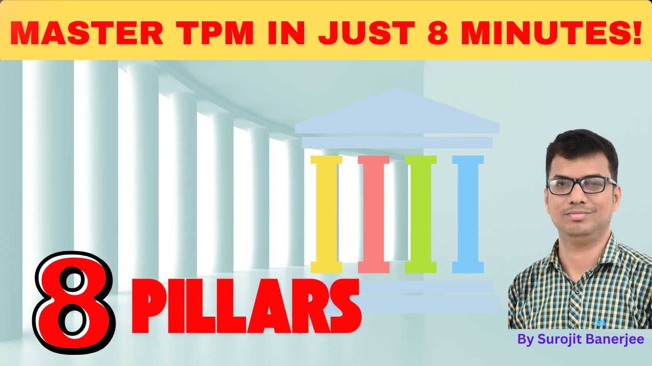TPM 8 Pillars Explained In Just 8 Minutes! I The Lean Six Sigma World
