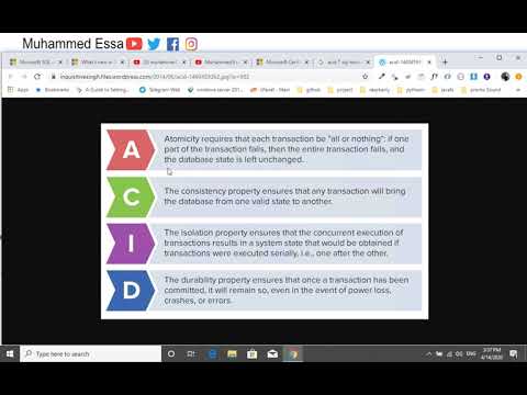 شرح 5 Microsoft SQL Server ACID atomicity consistency isolation ...