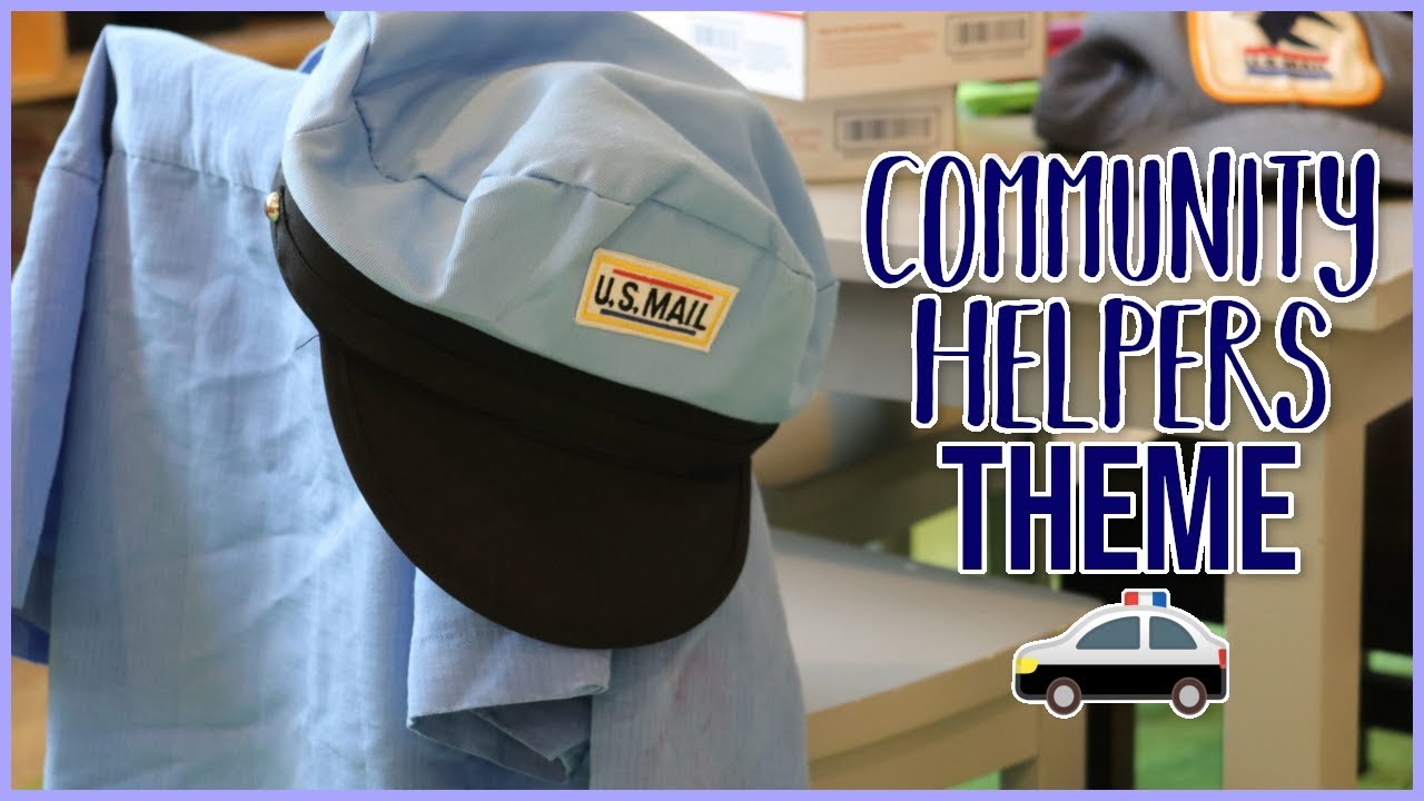 Setting up the Toddler and Preschool Community Helpers Theme