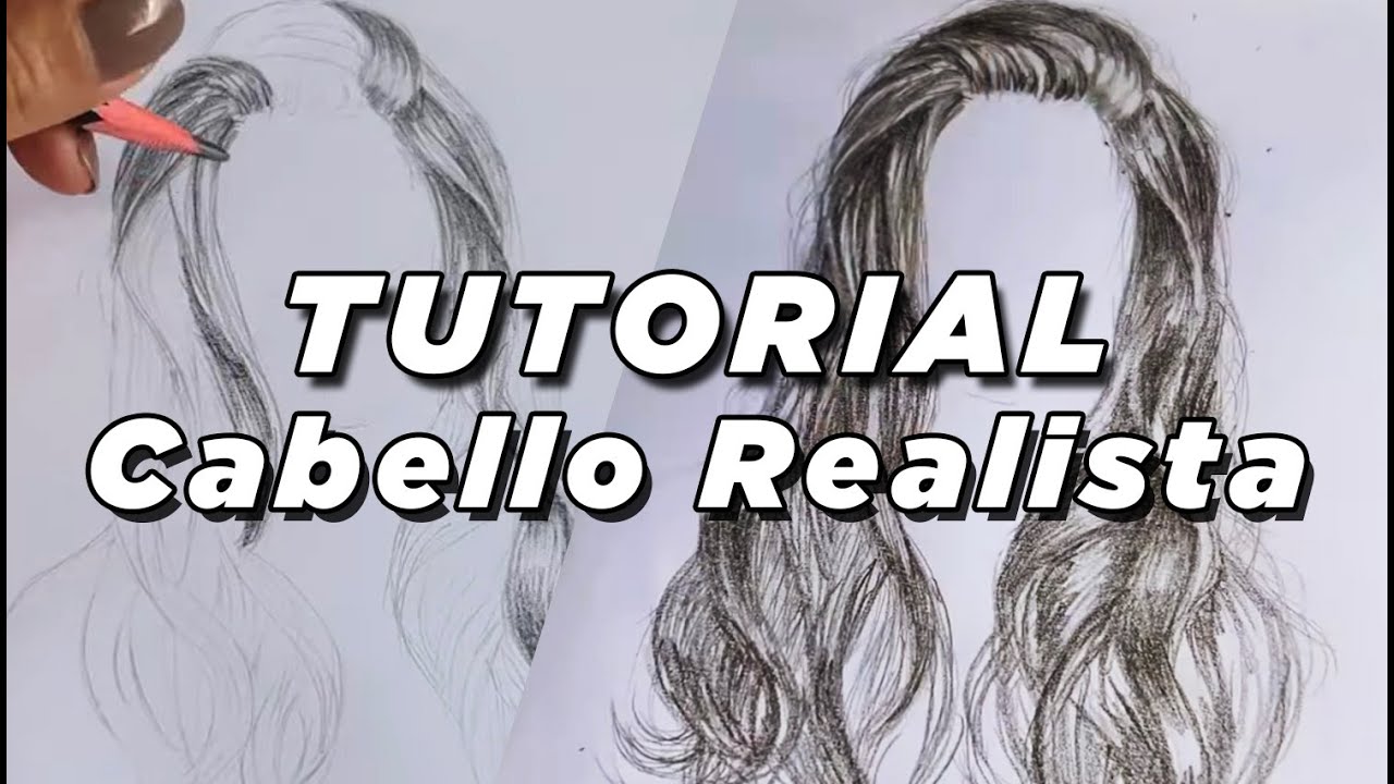 HOW TO DRAW REALISTIC HAIR IN PENCIL / TUTORIAL