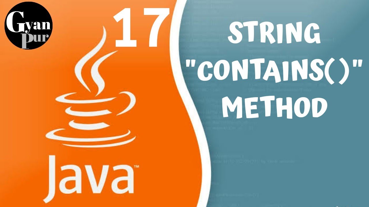 String contains Method in Java | Java tutorial for beginners
