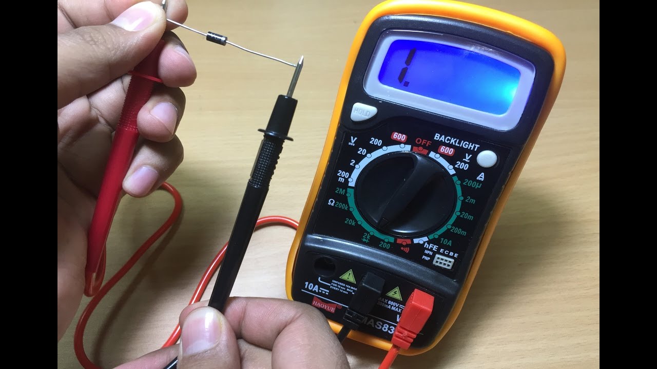 How to test Diodes Using a Digital Multimeter