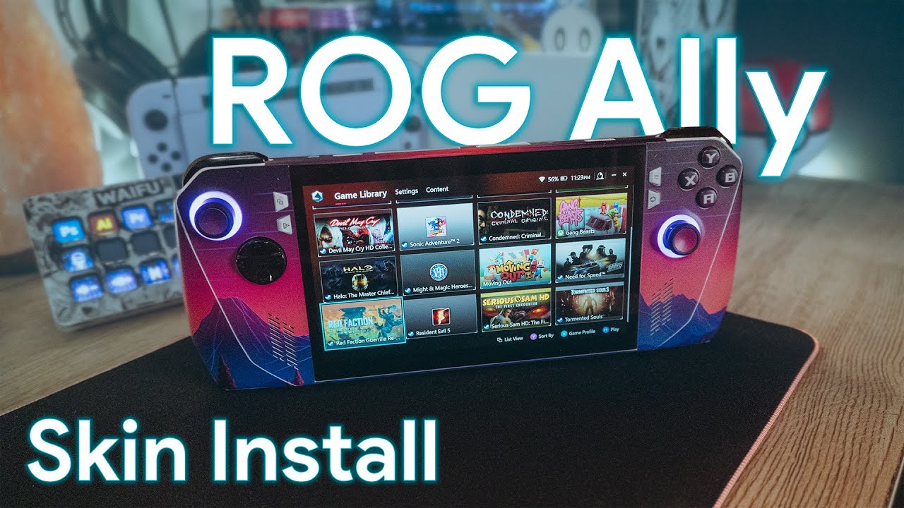 New look for the ROG Ally | How to Install Outrun ASUS ROG Ally Skin